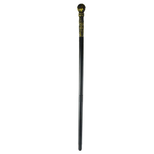 (Golden Bronze Round Head)Egyptian Style Walking Stick Plastic Egyptian ...