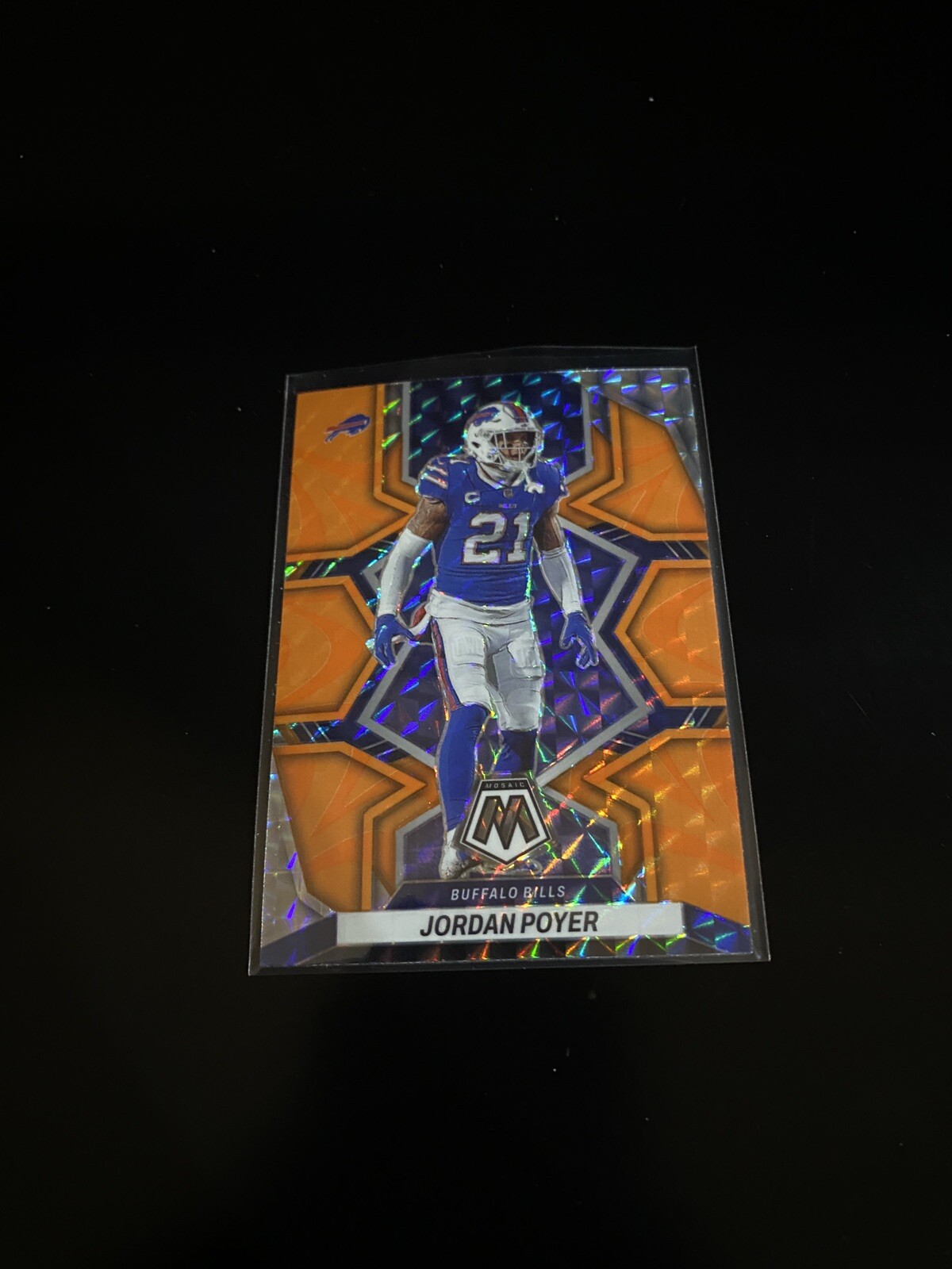 Jordan Poyer 2022 Mosaic Orange Prizm Football card Bills 25 PWE | eBay