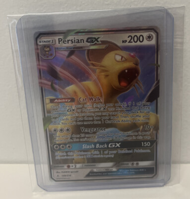 Pokémon TCG Persian GX Unbroken Bonds 149/214 Holo Ultra Rare Great ...