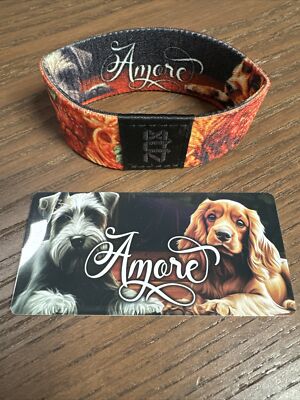 ZOX Gold Strap Small - Amore- Wristband Bracelet w/Card | eBay
