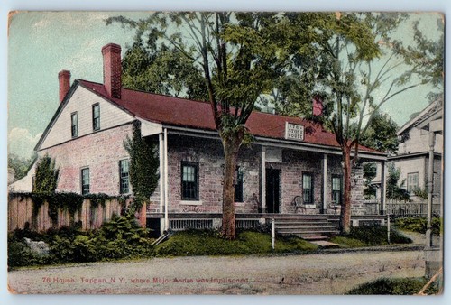 c1910 Tappan New York NY Vintage Postcard Major Andre Imprisoned House ...