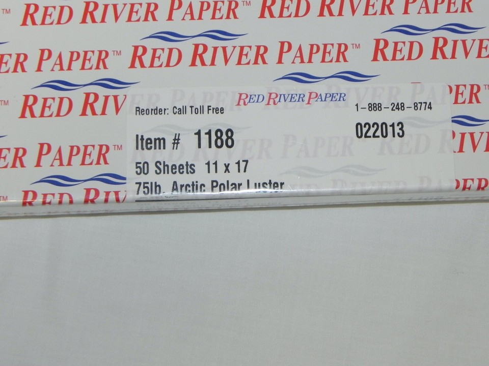 3 New Sealed Red River Paper Sizes 11 x 14 11 x 17 13 x 19 1186, 1188 ...