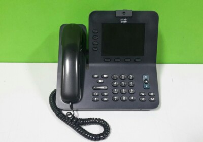 Cisco CP-8945 Video Cam Conference Voip Phone Color Screen CP-8945-K9 ...