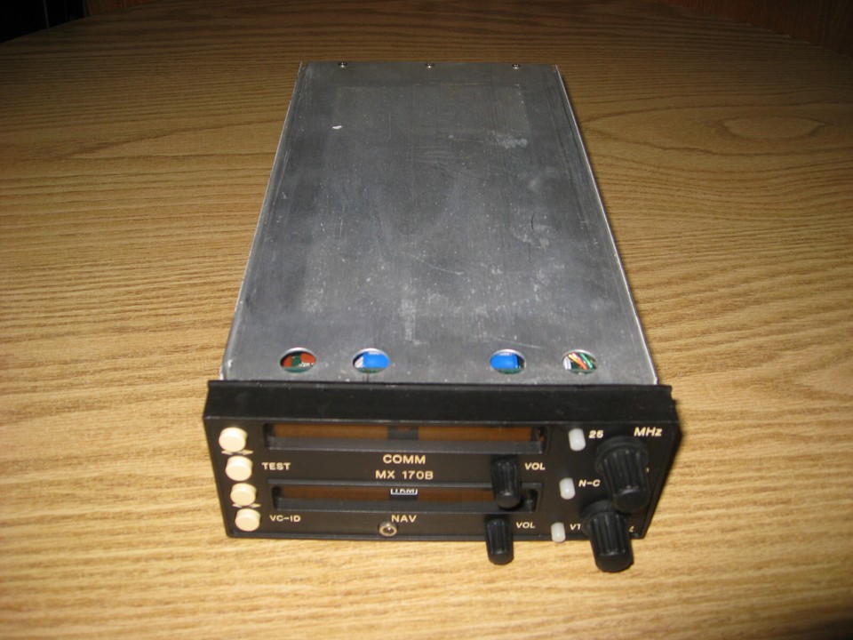 TKM MX170B Nav Com with FAA 8130-3 Working Condition Used Radio VHF MX ...