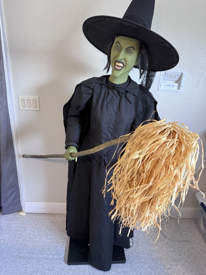 Spirit Halloween Gemmy Animatronic Wizard Of Oz Wicked Witch of the ...