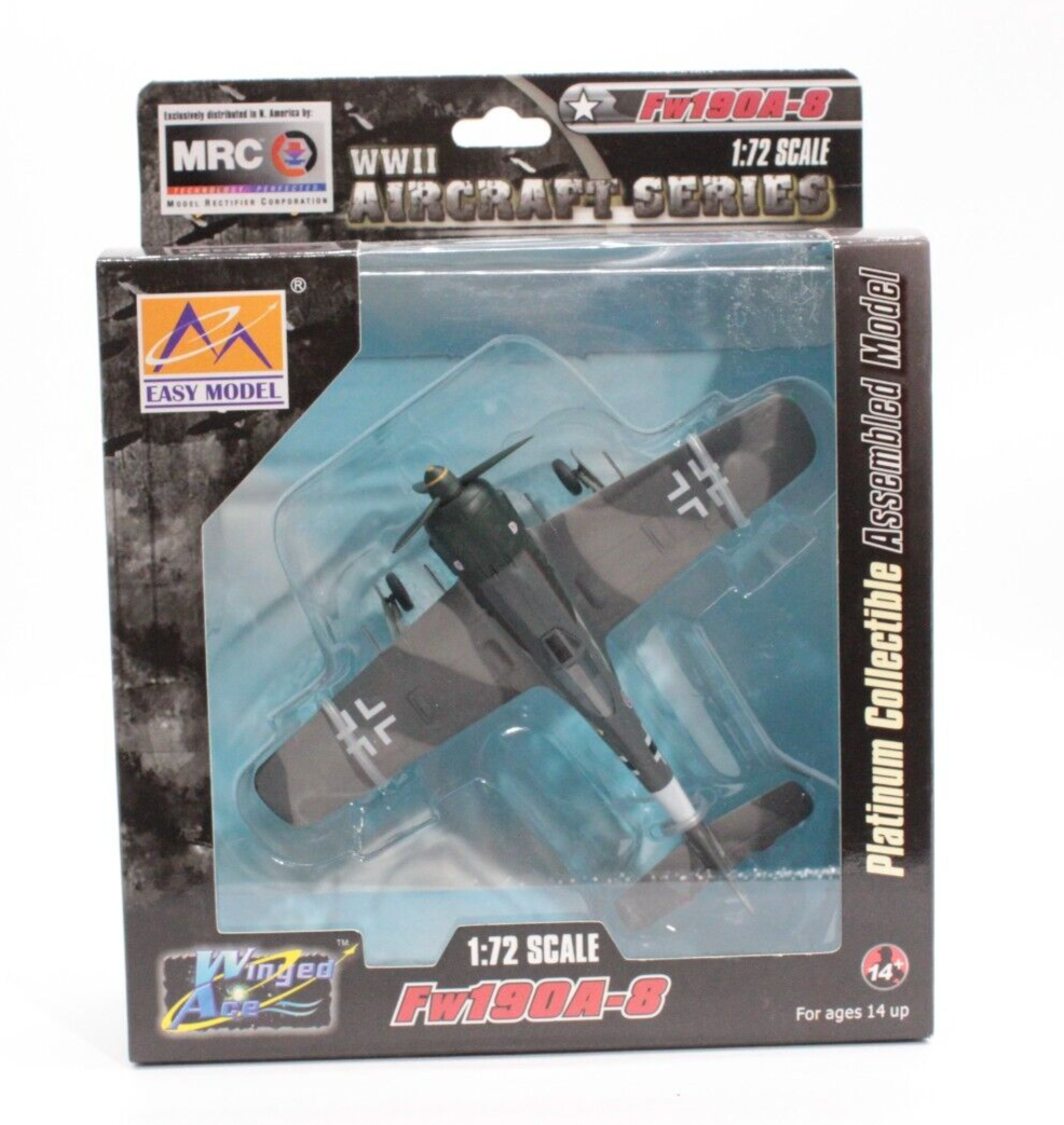 MRC Easy Model 1:72 Scale Focke Wulf 190A-8 Fighter Luftwaffe Model ...