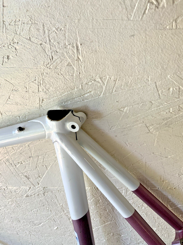 ANDY GILMOUR FRAME AND FORK 62 CM COLUMBUS SPX CAMPAGNOLO DROPS 128 ...