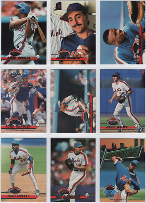 1993 TOPPS STADIUM CLUB New York Mets Team Set (25 Cards) - NM-MT | eBay