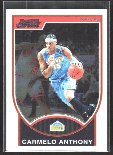 Carmelo Anthony 2007 Bowman Draft Chrome Card #15 | eBay