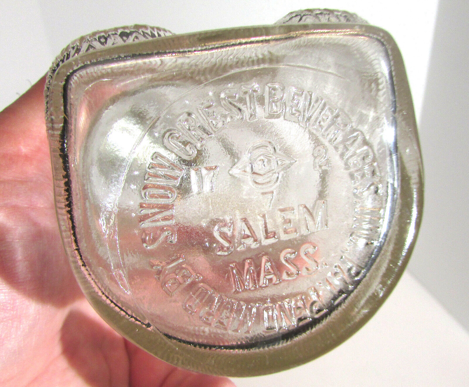 Nice Snow Crest Bank Bottle Glass Bear Salem Ma Vintage 1950's | eBay