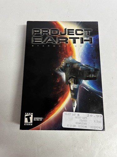 PROJECT EARTH Starmageddon Space Sim PC Game Windows 2002 BRAND NEW ...