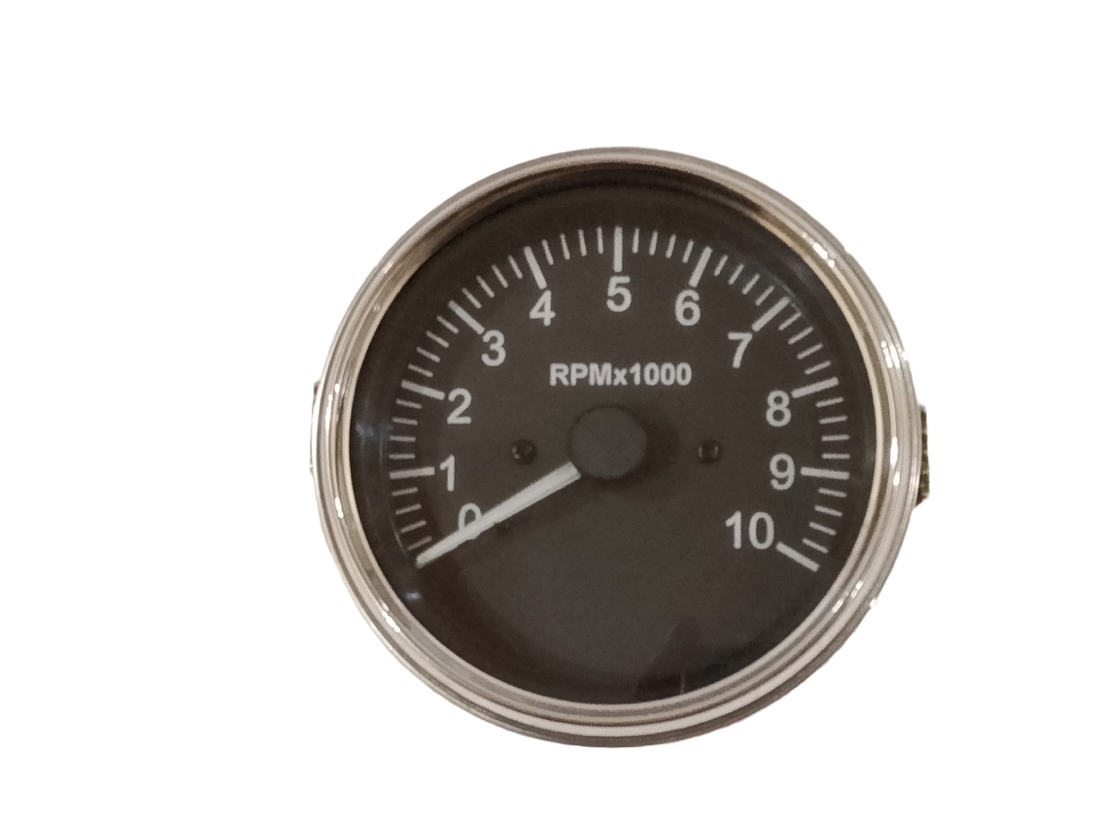 10,000 RPM 85 mm Electronic Tachometer chrome bezel 12V IGNITION COIL ...