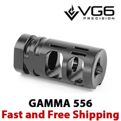 VG6 Precision GAMMA 556 Muzzle Brake /Compensator .223 5.56 Black ...
