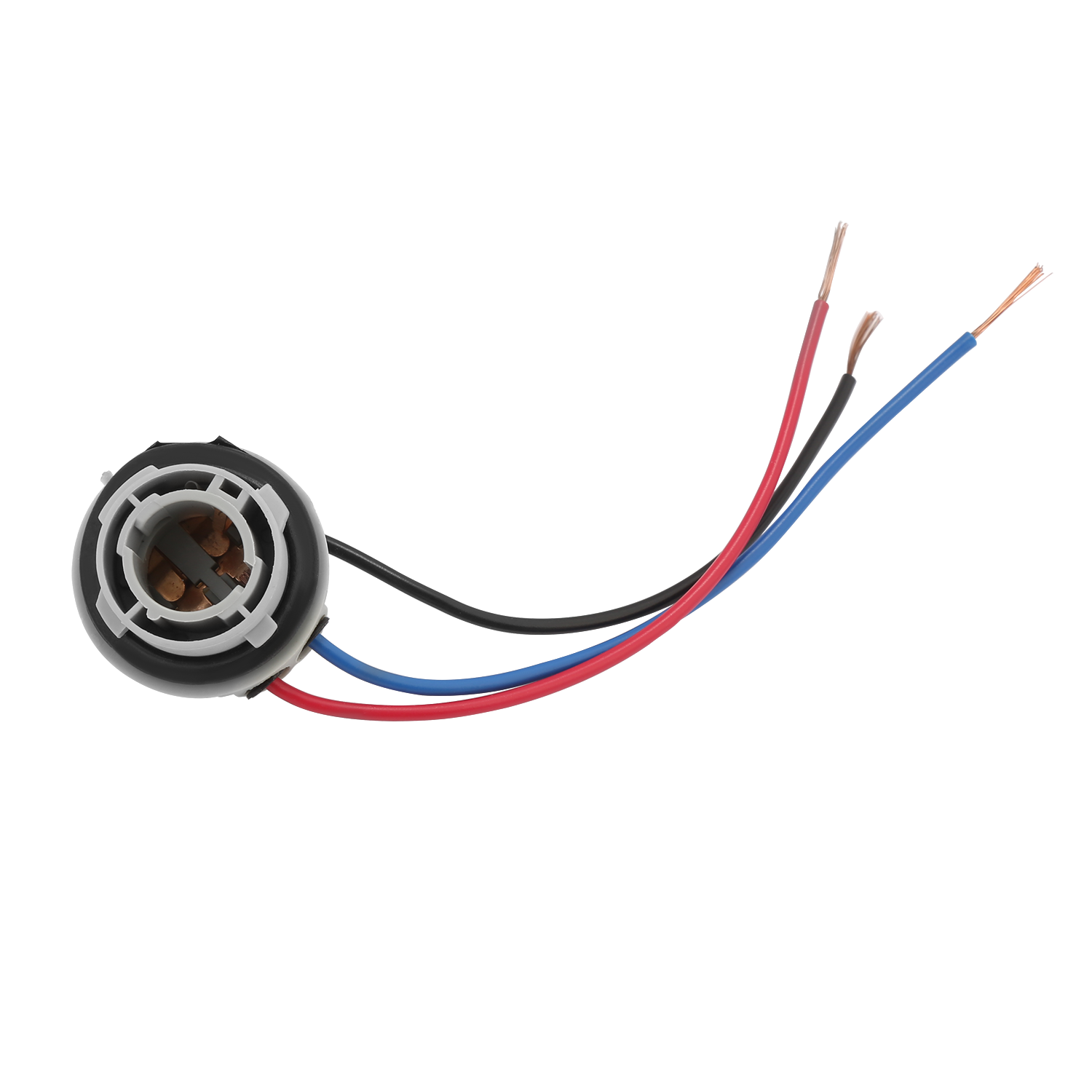 2PCS 1157 2357 LED Pig Tail Plug Stop Brake Turn Light Bulb Socket ...