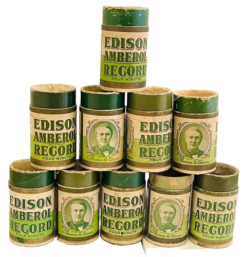 Lot of 10 Edison Green Amberol Cylinder Cases | eBay