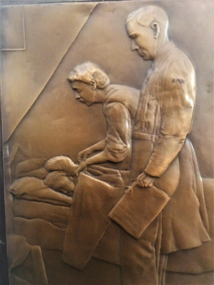 Norman Rockwell Freedom From Fear Copper Relief Curtis Wall Plaque FDR ...