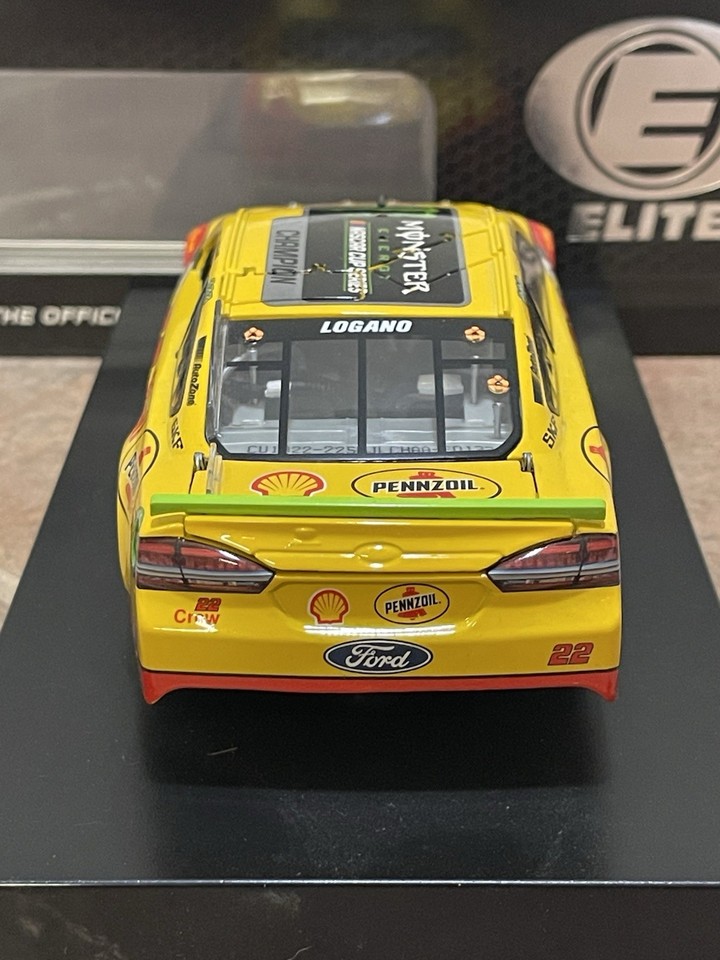 2018 Joey Logano Shell Fusion NASCAR Champion SIGNED AUTOGRAPHED COA ...