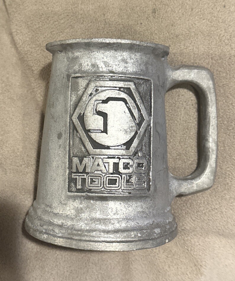 Vintage Matco Tools Duracast / Pewter ? Beer Mug Cup 5” Tall *USA | eBay