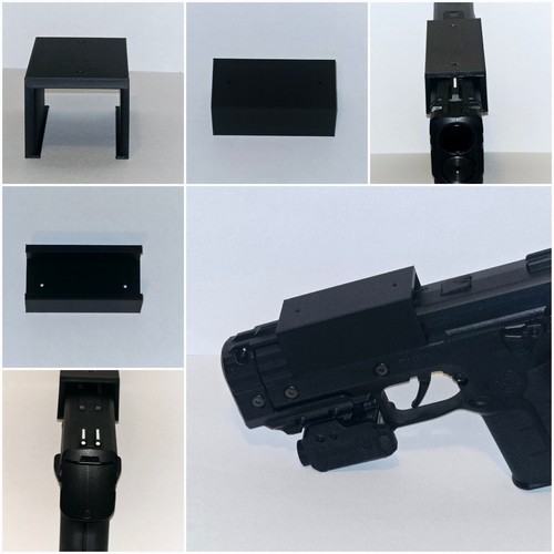 Byrna Less Lethal Launcher HD SD LE Under Desk Conceled Mount Holster ...