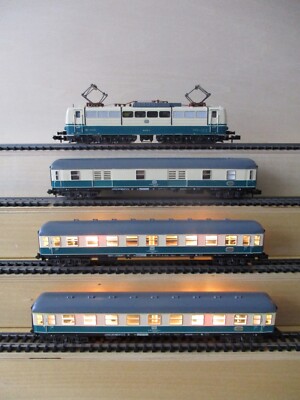 Minitrix Spur N, Komplette Sammlung, Loks, Wagons, Gleise, Trafo und ...