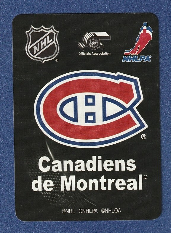 MAXIM LAPIERRE Craig Adams 2009-10 Megoli Game Canadiens Flip N Score ...