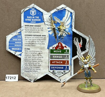 Heroscape RAELIN THE KYRIE WARRIOR – Includes 1 figure and card ...