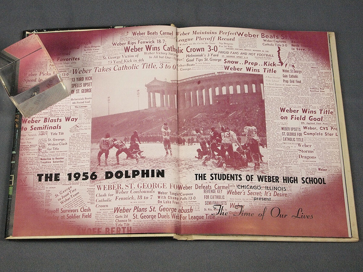 1956 Dolphin Yearbook Weber High School Chicago Illinois IL | eBay
