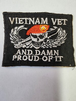 Red Beret - Vietnam Vet and Damn Proud Of It Patch | eBay