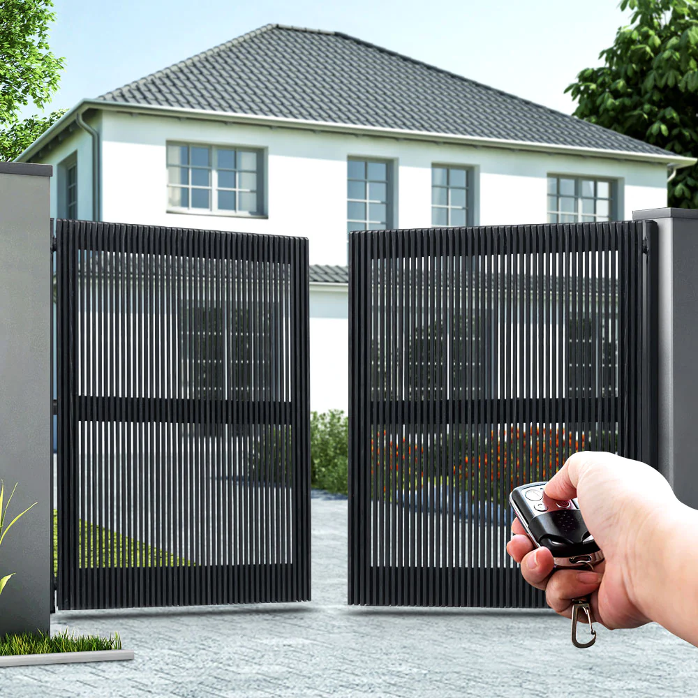 LockMaster Automatic Electric Gate Opener Double Swing Remote Control ...