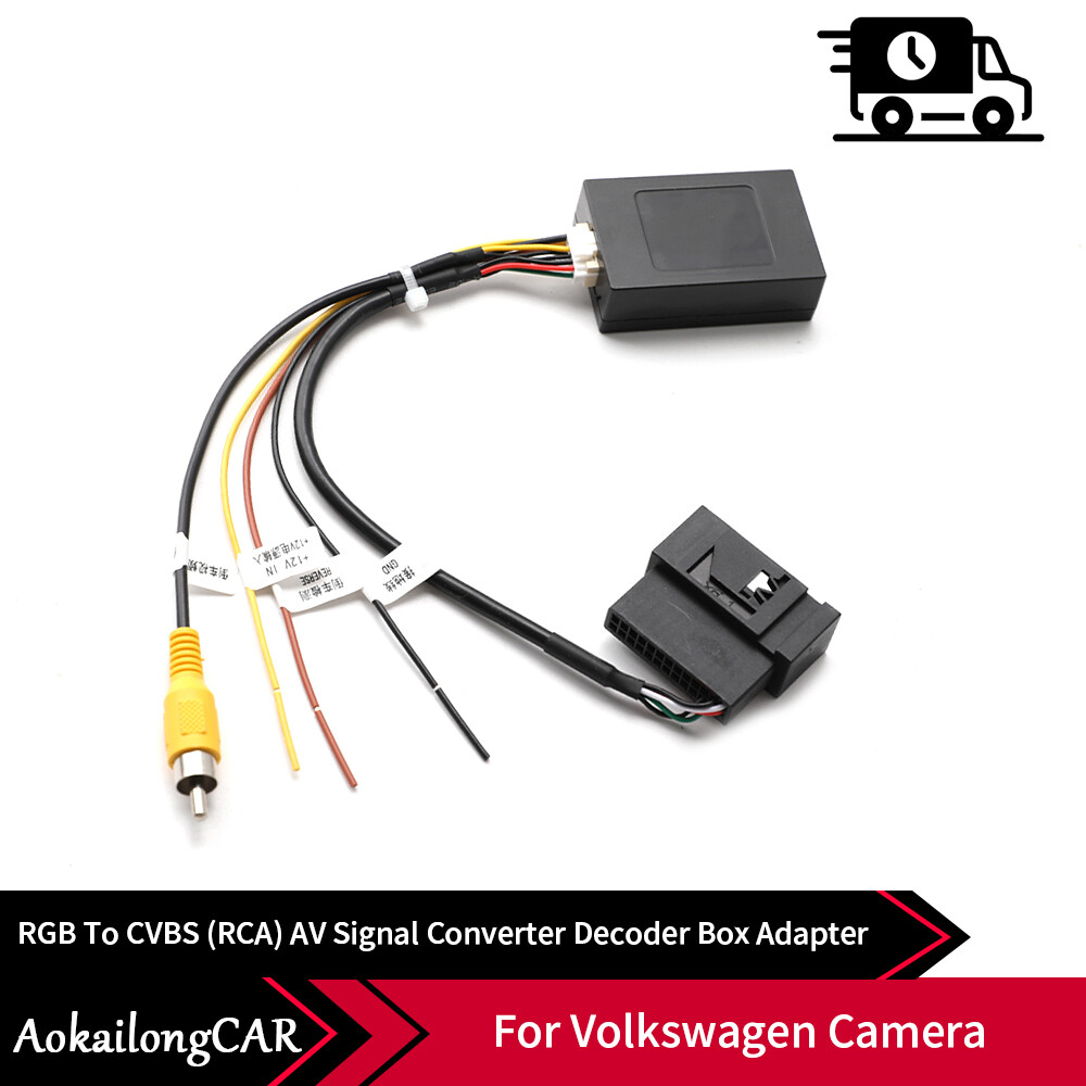 RGB To CVBS (RCA) AV Signal Converter Decoder Box Adapter For ...