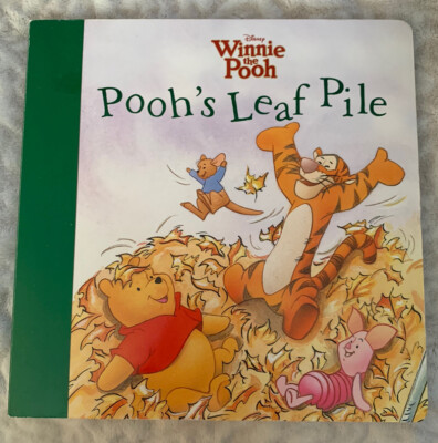 DISNEY Winnie the Pooh “Pooh's Leaf Pile” 2012 First Edition, Board ...