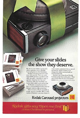 1977 Kodak Carousel Projectors Vintage Color Print Ad Slides | eBay