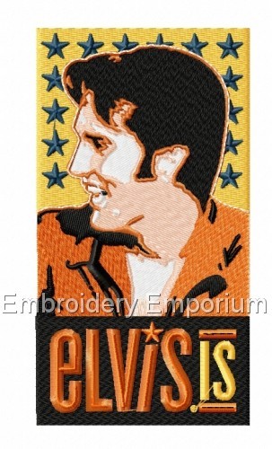 MACHINE EMBROIDERY DESIGNS USB - ELVIS - THE 50'S COLLECTION 4X4 5X7 ...