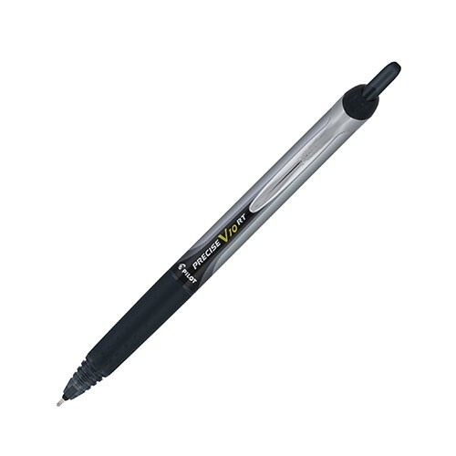 Pilot Precise V10 Retractable Rolling Ball Pen Bold 1mm Black Office ...