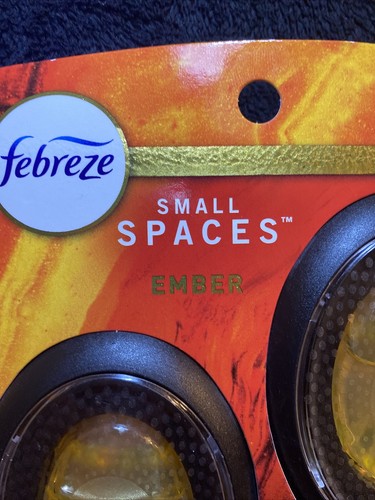 4 Febreze SMALL SPACES Air Freshener NEW Item EMBER! HTF, Lava, Amber ...