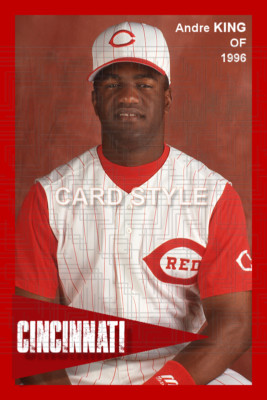 Andre King - 1996 Cincinnati Reds - choose a size - color print | eBay