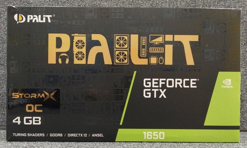 Palit GeForce GTX1650 OC 4G Graphics Card Used | eBay