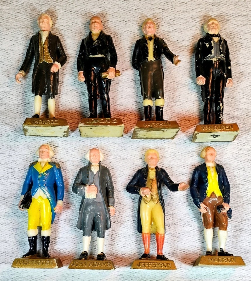 Vintage Marx Presidents 37 Figures Set With Base | eBay