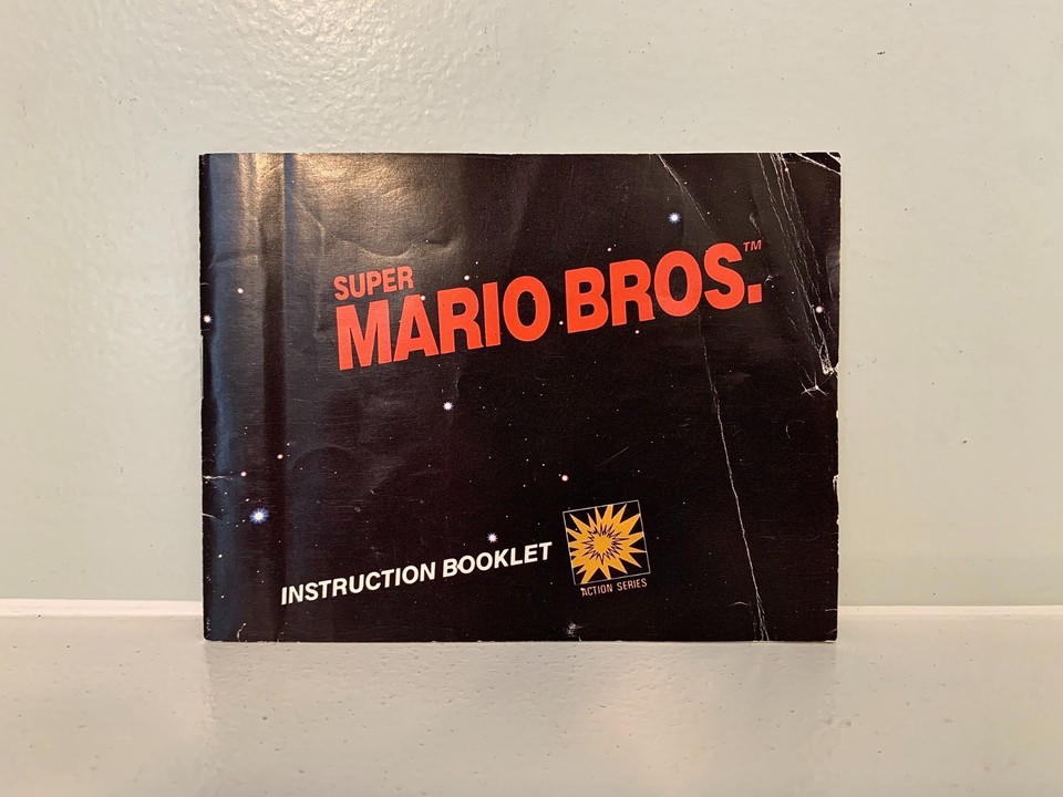 Nintendo NES Super Mario Bros 5 Screw 5th Print Hangtab CIB Complete In ...