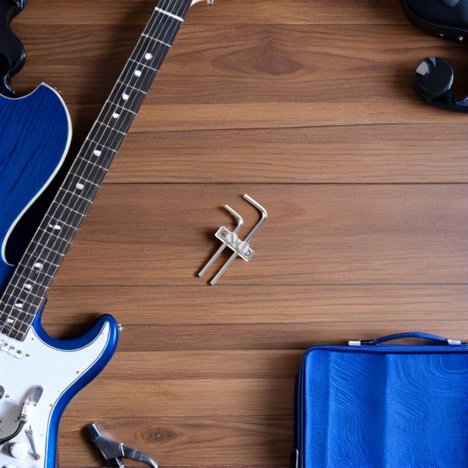 1 Set Metal Guitar Headstock Wrench Holder with Key Storage | eBay UK
