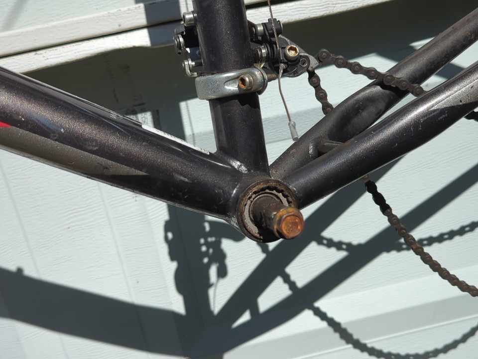 Gray Trek Singletrack 850 19.5” Chromoly Mountain Bike Frame Forks W ...
