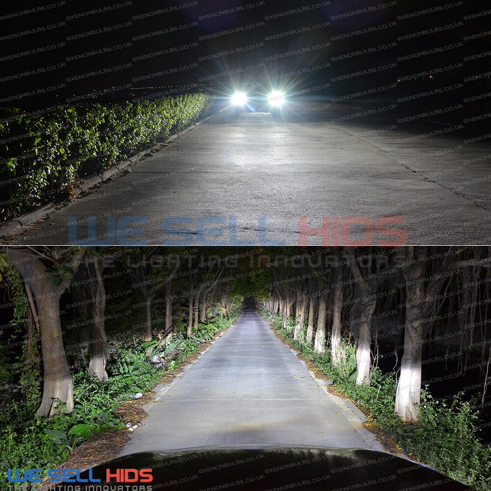 2x K1 H4 70W HIGH POWERED 8000LM WHITE FLASH DIPPED HIGH BEAM LED BULBS ...
