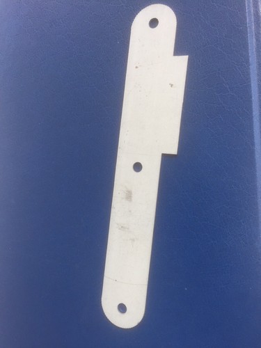 Zintec Radius Lock Blanking Plate 205mm Long X 42mm Widest X 2mm Thick ...