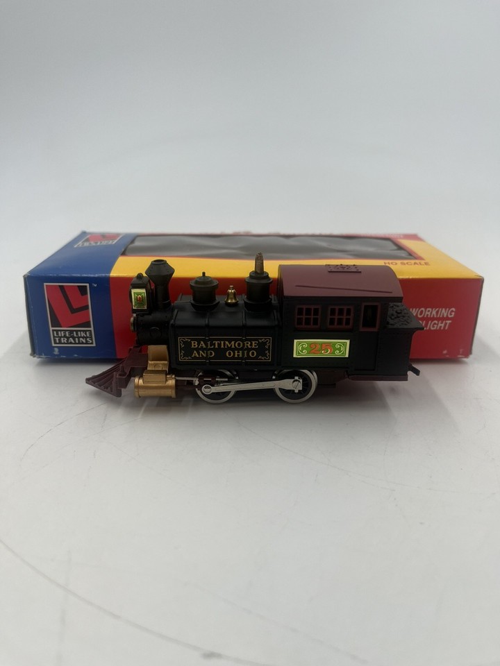 Ho Scale Train Life-Like Trains 8300 Powered Locomotive Teakettle B&O ...