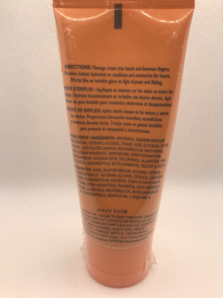 Mary Kay Private Spa Collection Satin Hands Hand Cream. 3 oz. Old Stock ...