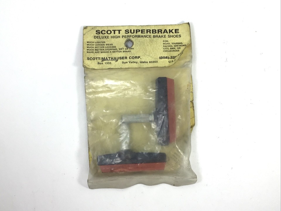 NOS Scott Mathauser Superbrake Cantilever Brake Pads Non-Threaded ...
