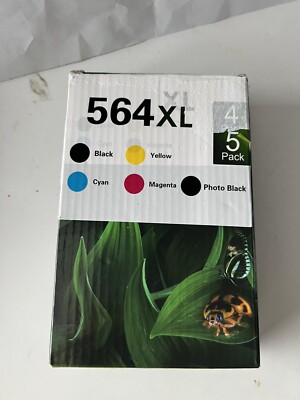 564XL Ink Cartridge Replacement for HP DeskJet 3520 3521 3522( 1 Bk & C ...