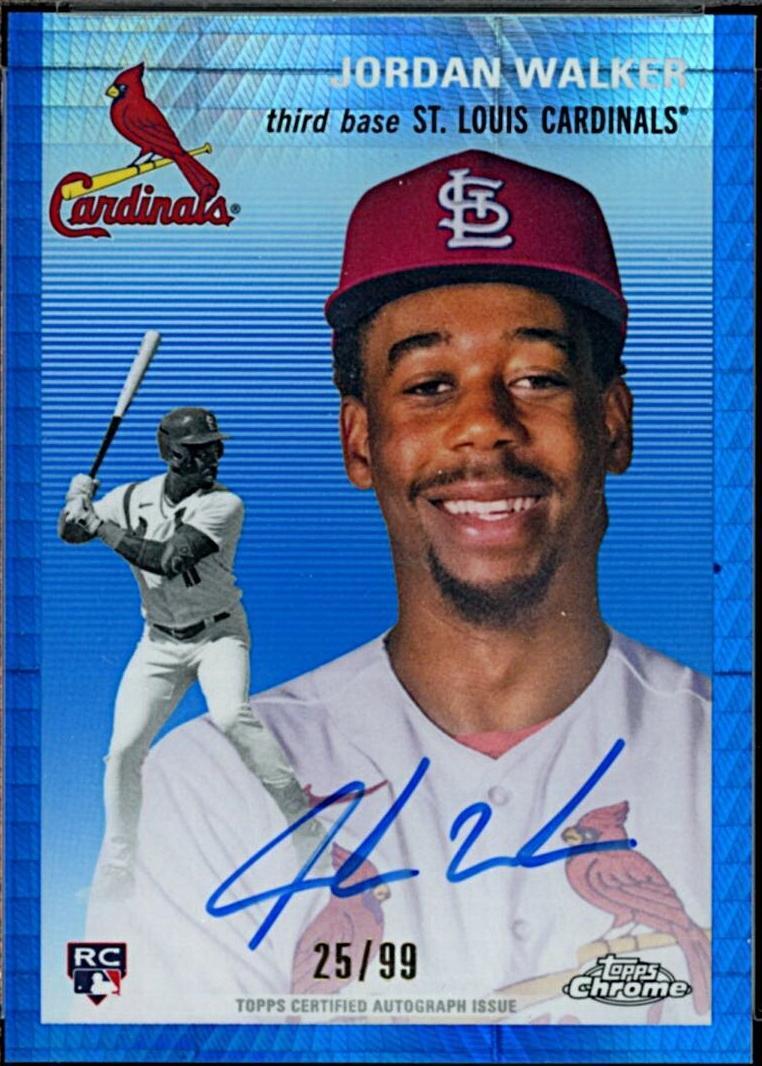 2023 Topps Chrome Platinum Anniversary - Autographs Jordan Walker #CPA ...