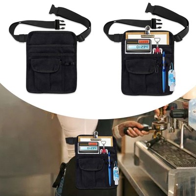 Cafes Bar Hip Pouch Money Pouch Server Apron Waist Bag Waiter Apron Bag ...