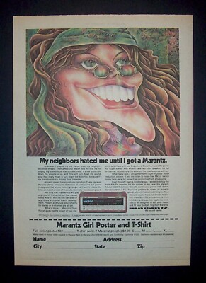 Marantz 4230 Stereo Receiver 1974 Poster Type Ad, Promo Advert | eBay